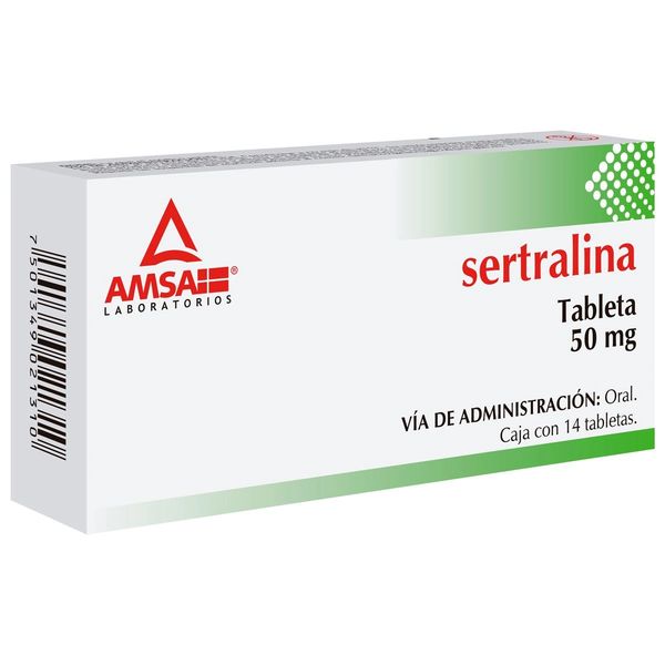SERTRALINA TAB. 50 MG. CAJA C/14