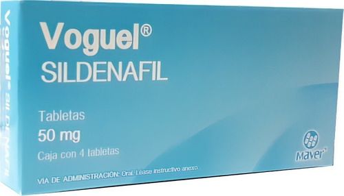 VOGUEL TAB. 50 MG. CAJA C/4 (SILDENAFIL)