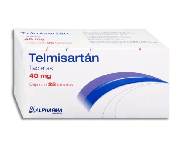 TELMISARTAN TAB. 40 MG. CAJA C/28