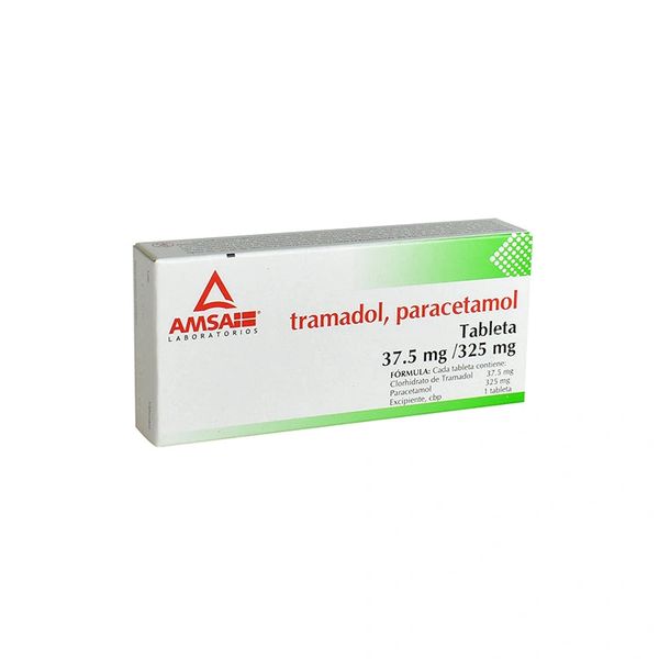 TRAMADOL PARACETAMOL TAB. 37.5/325 MG. CAJA C/20