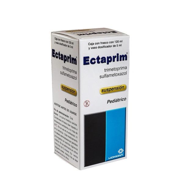 ECTAPRIM SUSP. PEDIATRICO 40/200 MG. CAJA C/FCO. C/120 ML.