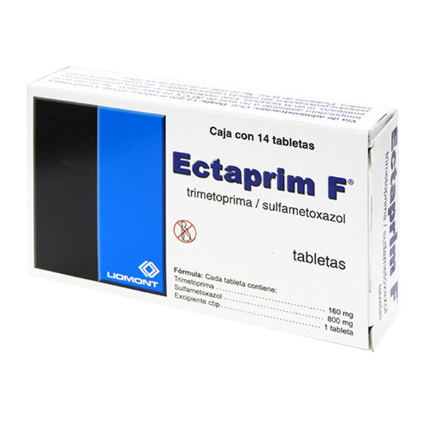 ECTAPRIM F TAB. 160/800 MG. CAJA C/14