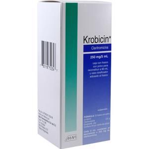 KROBICIN SUSP. 250 MG. CAJA C/FCO. C/PVO. P/60 ML.