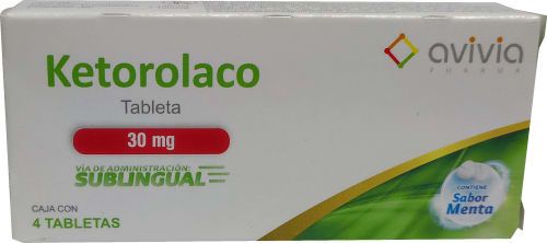 KETOROLACO TAB. SUBLINGUAL 30 MG. CAJA C/4