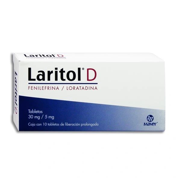 LARITOL D TAB. L.P. 30/5 MG. CAJA C/10