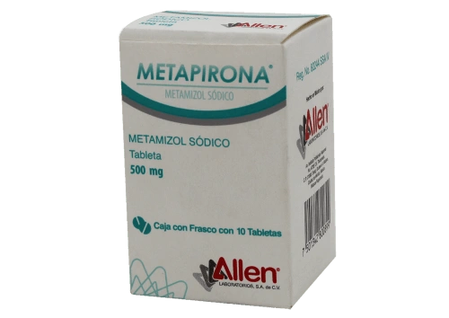 METAPIRONA TAB. 500 MG. CAJA C/FCO. C/10