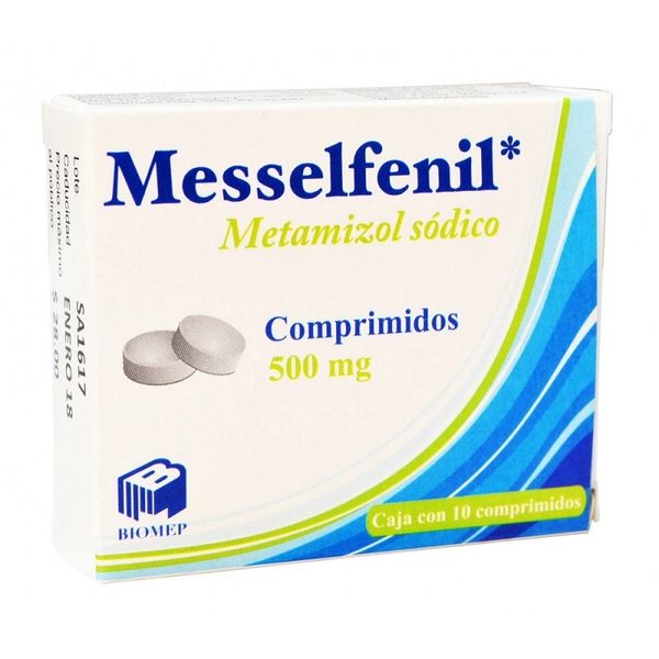 MESSELFENIL TAB. 500 MG. CAJA C/10