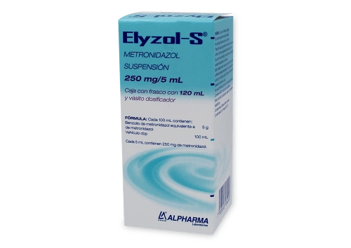 ELYZOL-S SUSP. CAJA C/FCO. C/120 ML.