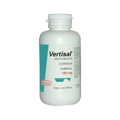 VERTISAL SUSP. 125 MG. FCO. C/180 ML.