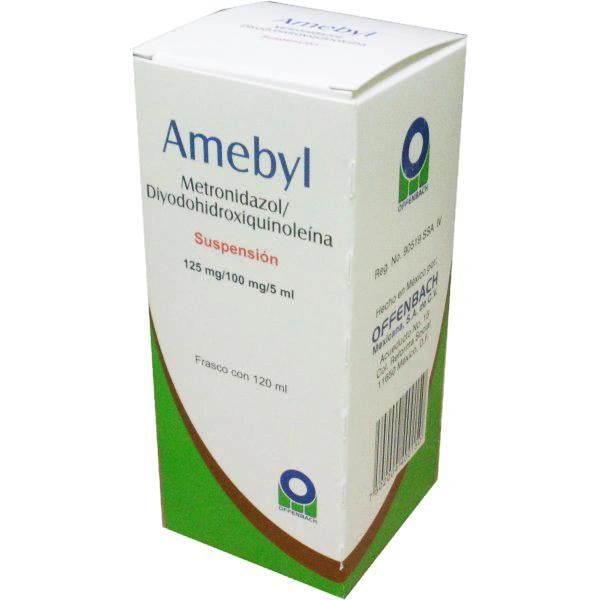 AMEBYL SUSP. CAJA C/FCO. C/120 ML.