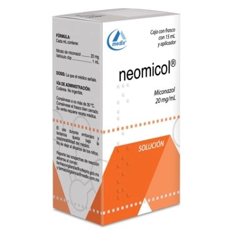 NEOMICOL SOL. CAJA C/FCO. C/15 ML. Y APLICADOR