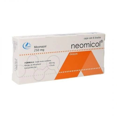NEOMICOL OVULOS 250 MG. CAJA C/6