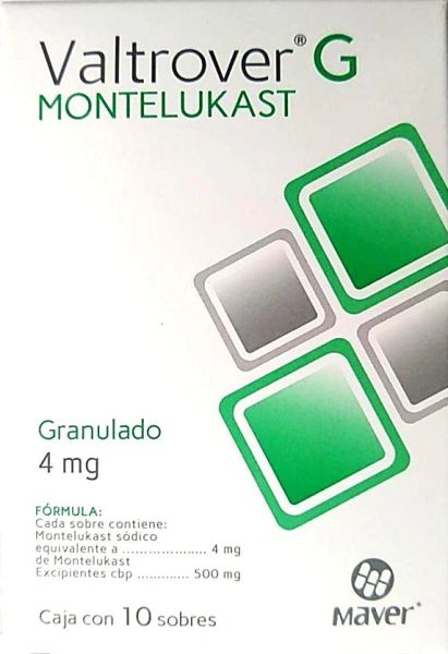 VALTROVER G GRANULADO 4 MG. CAJA C/10 SOBRES