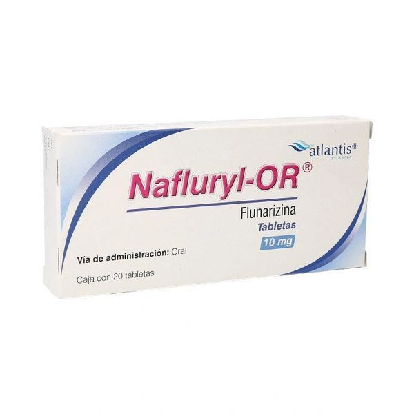 NAFLURYL-OR TAB. 10 MG. CAJA C/20