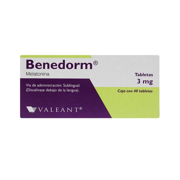 BENEDORM TAB. SUBLINGUAL 3 MG. CAJA C/40