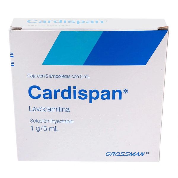CARDISPAN INY. CAJA C/5 AMP. C/5 ML.