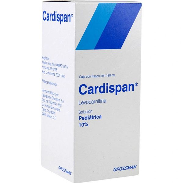 CARDISPAN SOL. PEDIATRICA 10% CAJA C/FCO. C/120 ML.
