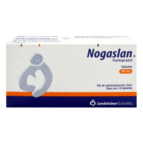 PANTOPRAZOL (NOGASLAN) TAB. 40 MG. CAJA C/14