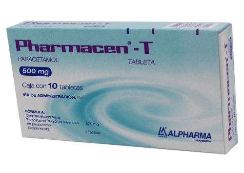 PHARMACEN-T TAB. 500 MG. CAJA C/10