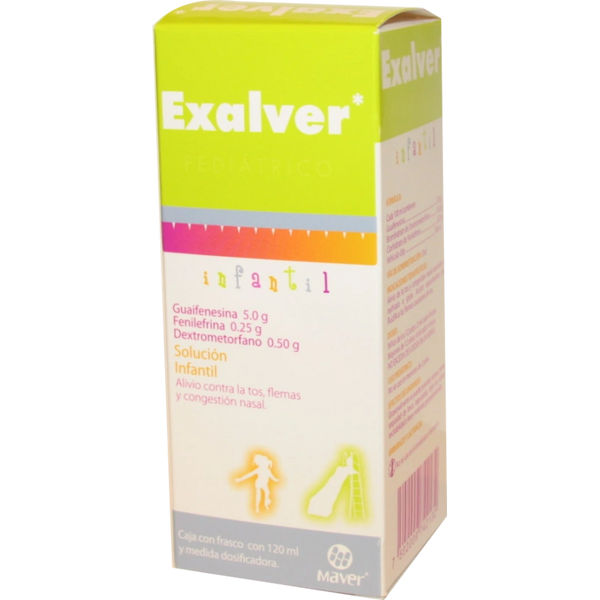 EXALVER SOL. CAJA C/FCO. C/120 ML.