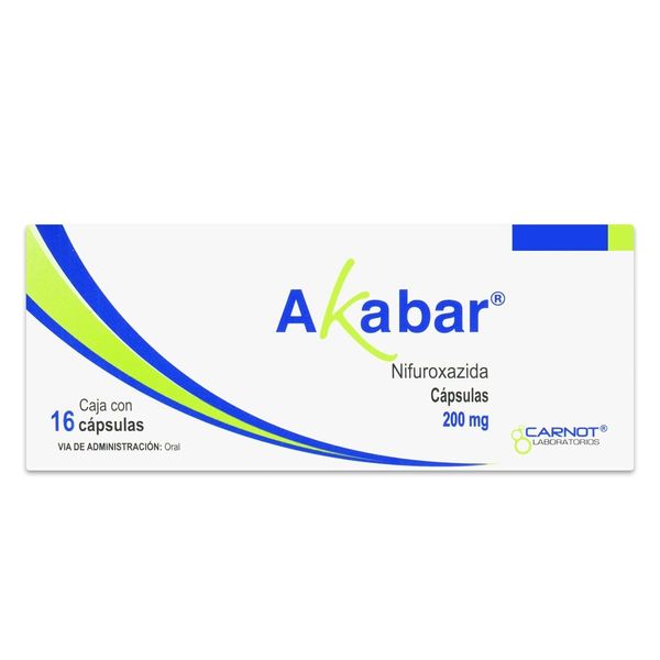 AKABAR CAP. 200 MG. CAJA C/16