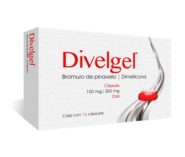 DIVELGEL CAP. 100/300 MG. CAJA C/16