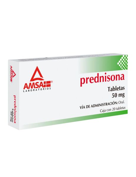 PREDNISONA TAB. 50 MG. CAJA C/20