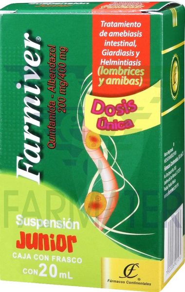 FARMIVER JUNIOR SUSP. CAJA C/FCO. C/20 ML. SABOR VAINILLA