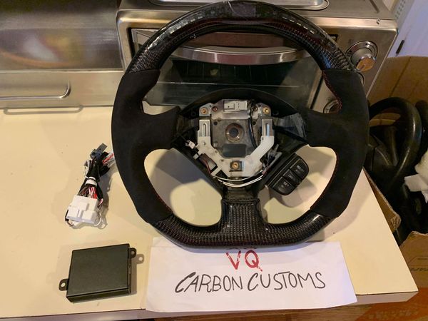 IN STOCK - honda s2000 / rsx / s2k - black alcantara - carbon fiber ...