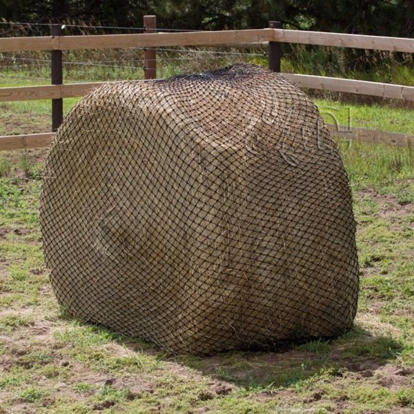 Hay Chix Large Round Bale Net for 4'x4' Bales