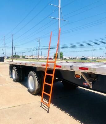Orange 5 Step Standard / Aluminum Flatbed Utility Access Ladder for 48 ...