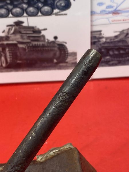 Blown armour section,track link pin nice relic condition from German ...