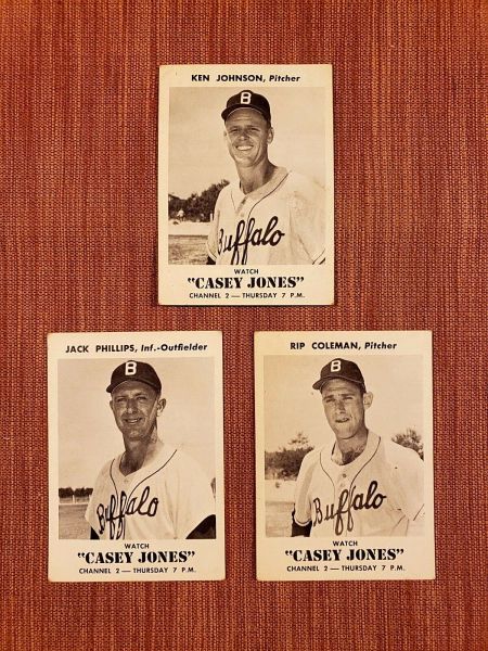 1958 Buffalo Bisons Bond Bread Rip Coleman Ken Johnson Phillips ...