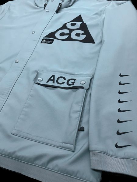 1/1 Nike ACG Fleece-Backed All Over Logo Jacket Size XXL 1/1 Nike ACG Fleece-Backed All Over Logo Jacket Size XXL