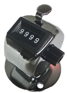 Tally Counter Desktop Chrome Metal