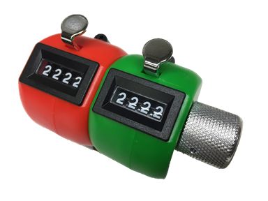 Tally Counter Two Bank Red Green