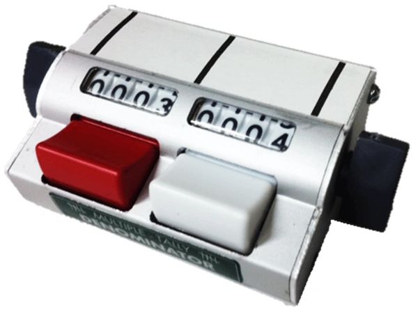 Denominator Tally Counter Two Bank 1x2