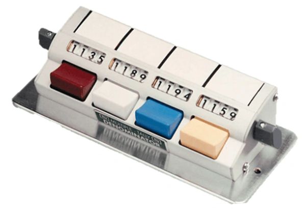 Denominator Tally Counter Four Bank 1x4