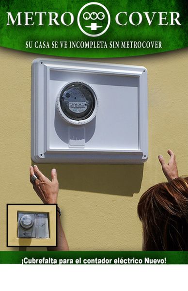 Metrocover mod.1222B para panel de contador soterrado de 100 amp.