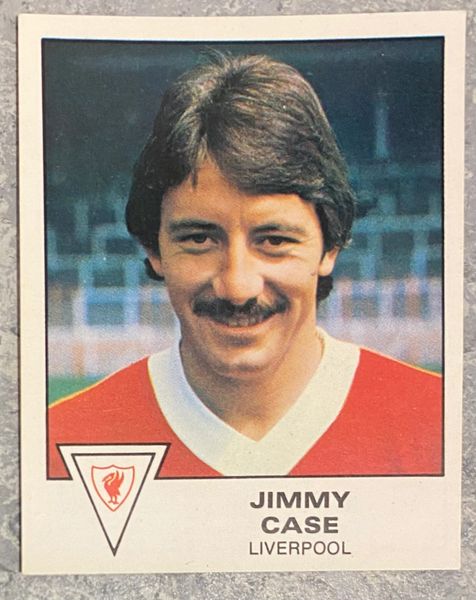 1980 ORIGINAL UNUSED PANINI FOOTBALL 80 STICKER JIMMY CASE LIVERPOOL ...
