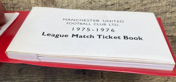 1975/76 ORIGINAL DIVISION ONE SEASON TICKET MANCHESTER UNITED | MATCH ...