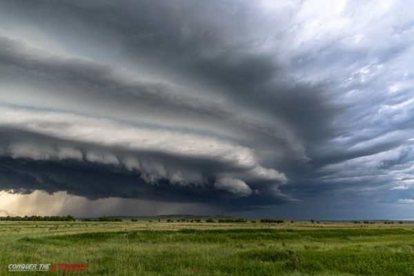 Supercell Shelf Cloud - Capitol, MT