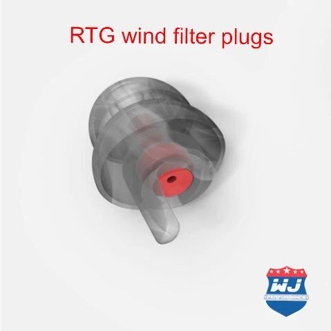 RTG Aqua Ear Plugs (wind filter up to 90 mph)