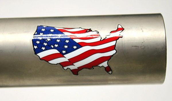 2x Serotta / Saratoga Frameworks 3M Vinyl American Flag NOS Bike Frame ...