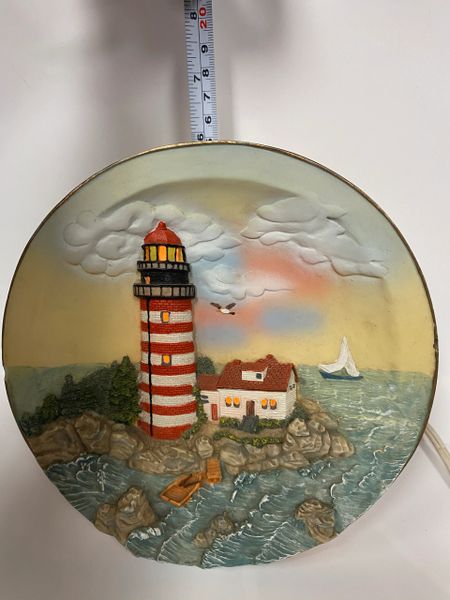 Illuminated lighthouse - plug in