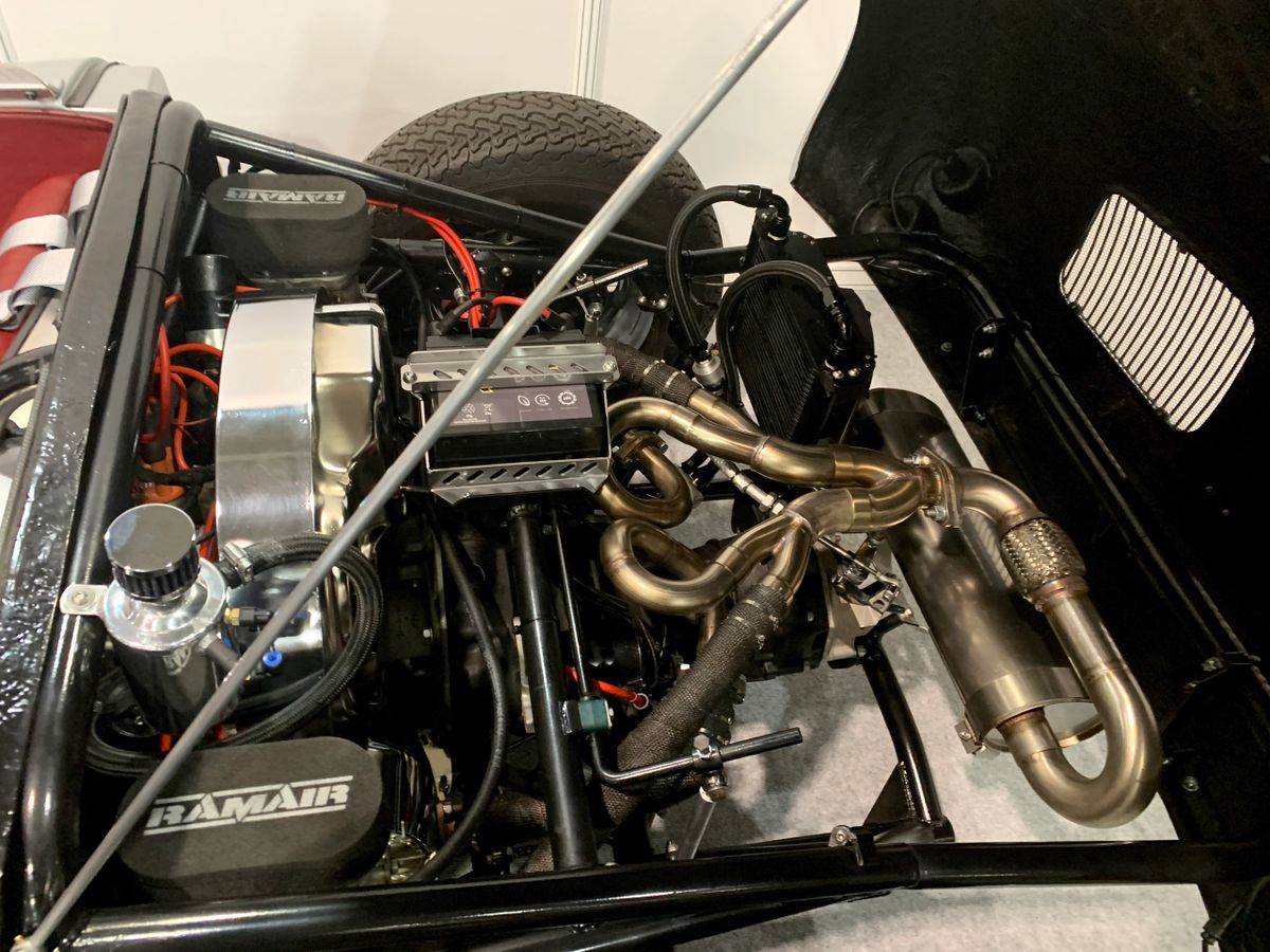 Tubular fully space framed mid-engined chassis