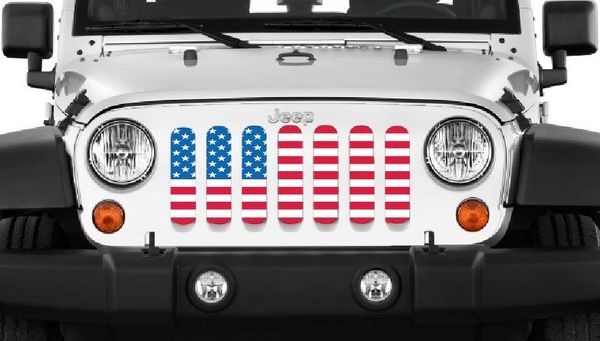 American Flag Grille Insert