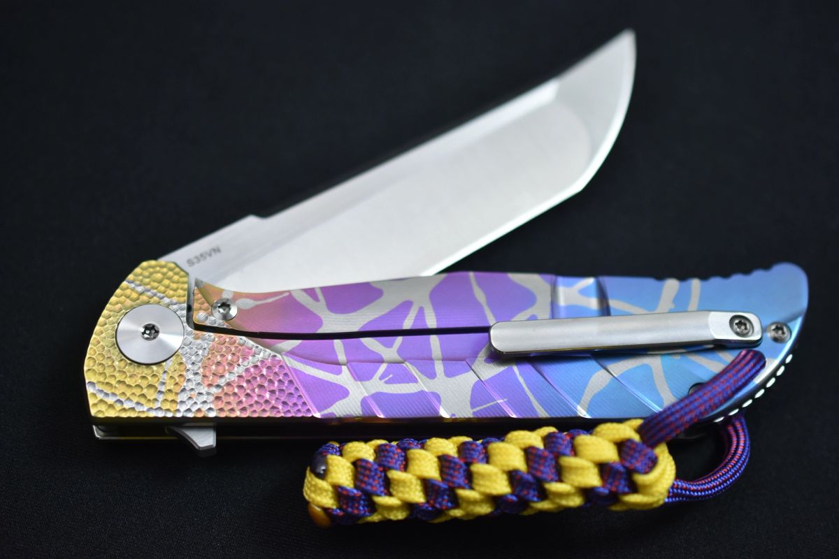 Reate K2 Buffed and custom anodized with a gold - purple - blue faded ...