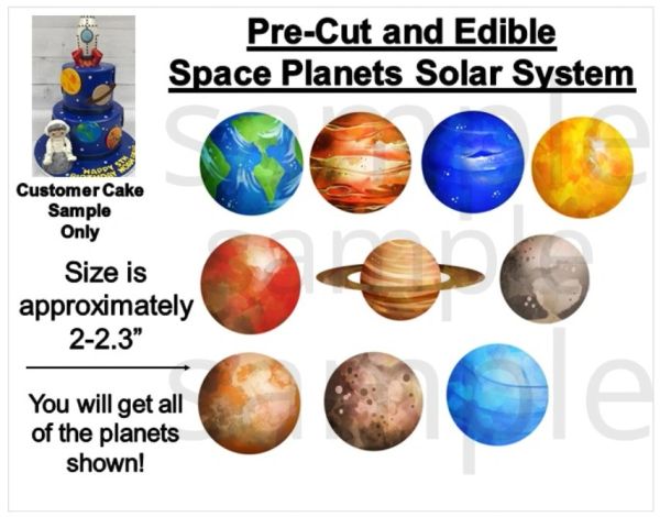 Planets Solar System Cut Out