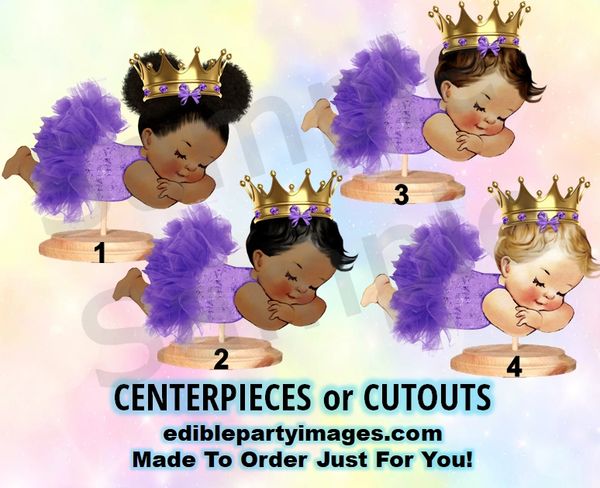 Purple Princess Crown Clipart Black&white